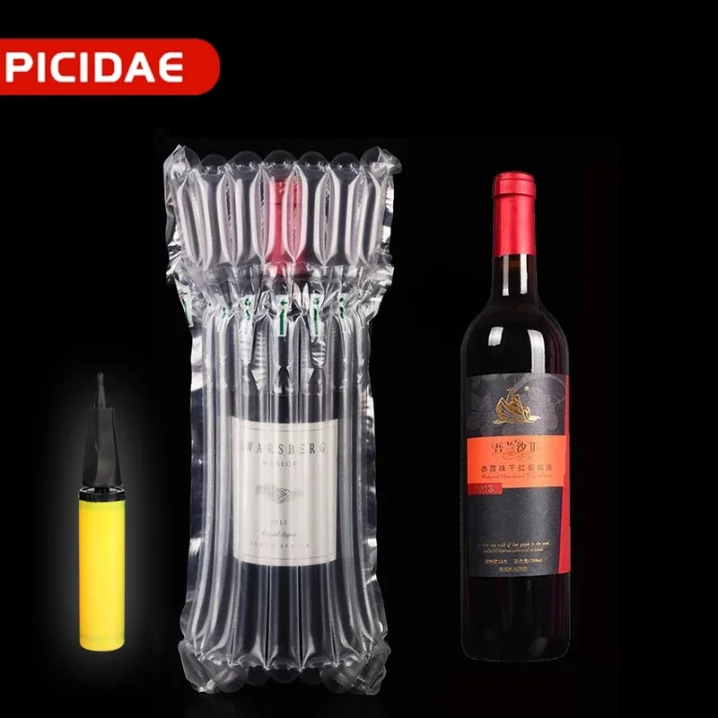 Red-Wine-Air-Column-Bag-Wine-Bottle-Protection-Bubble-Bag-Inflatable ...