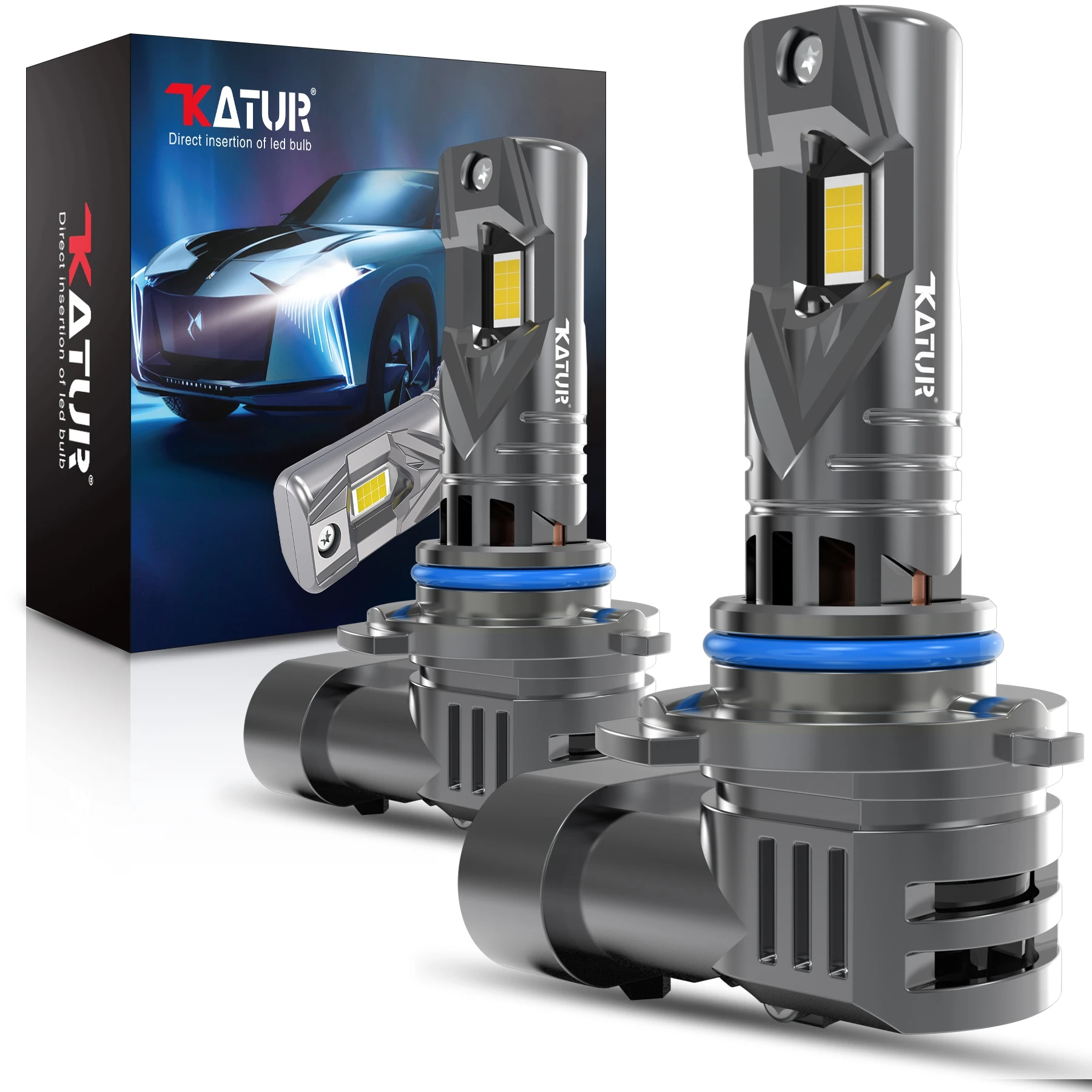 Katur-2x-HIR2-9012-Led-Car-Headlight-100W-Bulb-Xenon-6000K-20000Lm ...