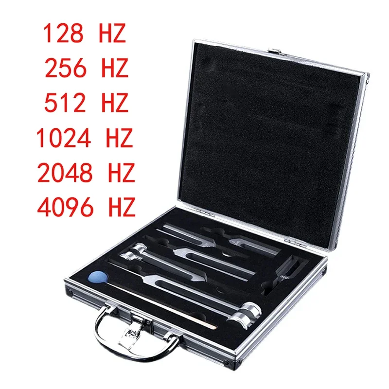 6pcs-Aluminum-Tuning-Forks-Set-with-Case-Professional-Tuning-Fork ...