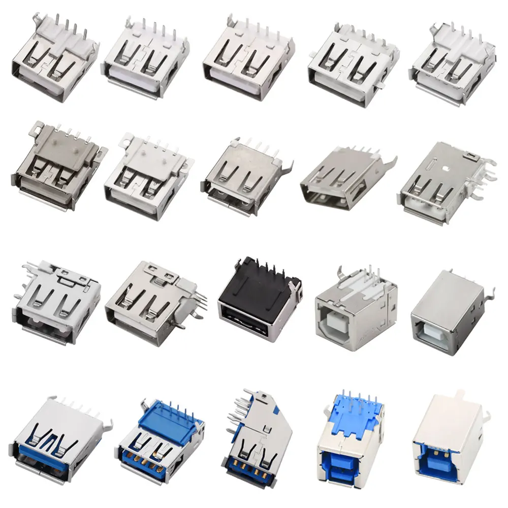 Hot-Sale-USB-Type-A-Standard-Port-Female-Solder-Jacks-Connector-PCB ...