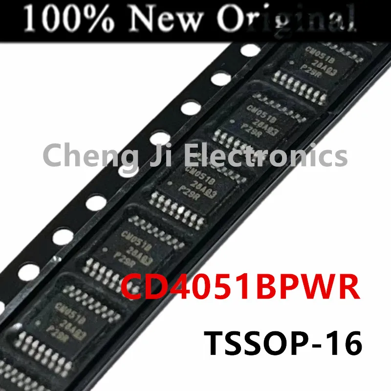 10PCS-Lot-CD4051BPWR-CM051B-CD4052BPWR-CM052B-CD4053BPWR-CM053B-TSSOP ...