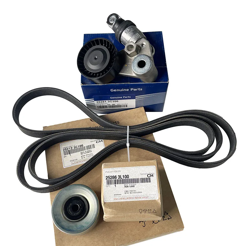 New-Genuine-OEM-25212-3C100-25286-3L100-25281-3C100-Serpentine-Belt ...