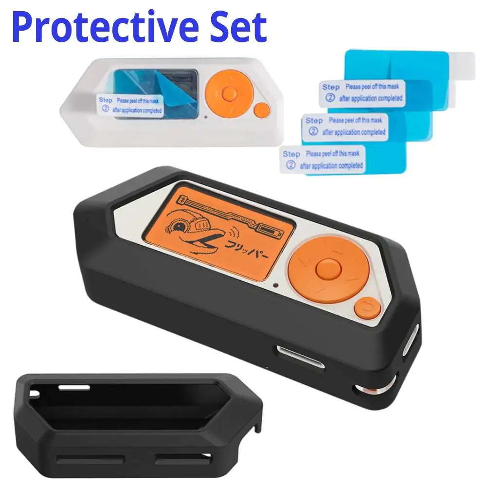 Silicone Case Protective 3pcs Screen Film Cover Game Console Screen ...