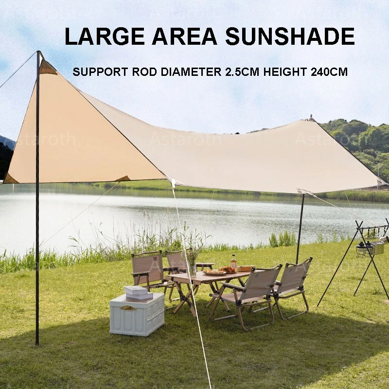 Outdoor-Canopy-Tent-Silver-Glue-Camping-Sunshade-Sunscreen-Waterproof ...