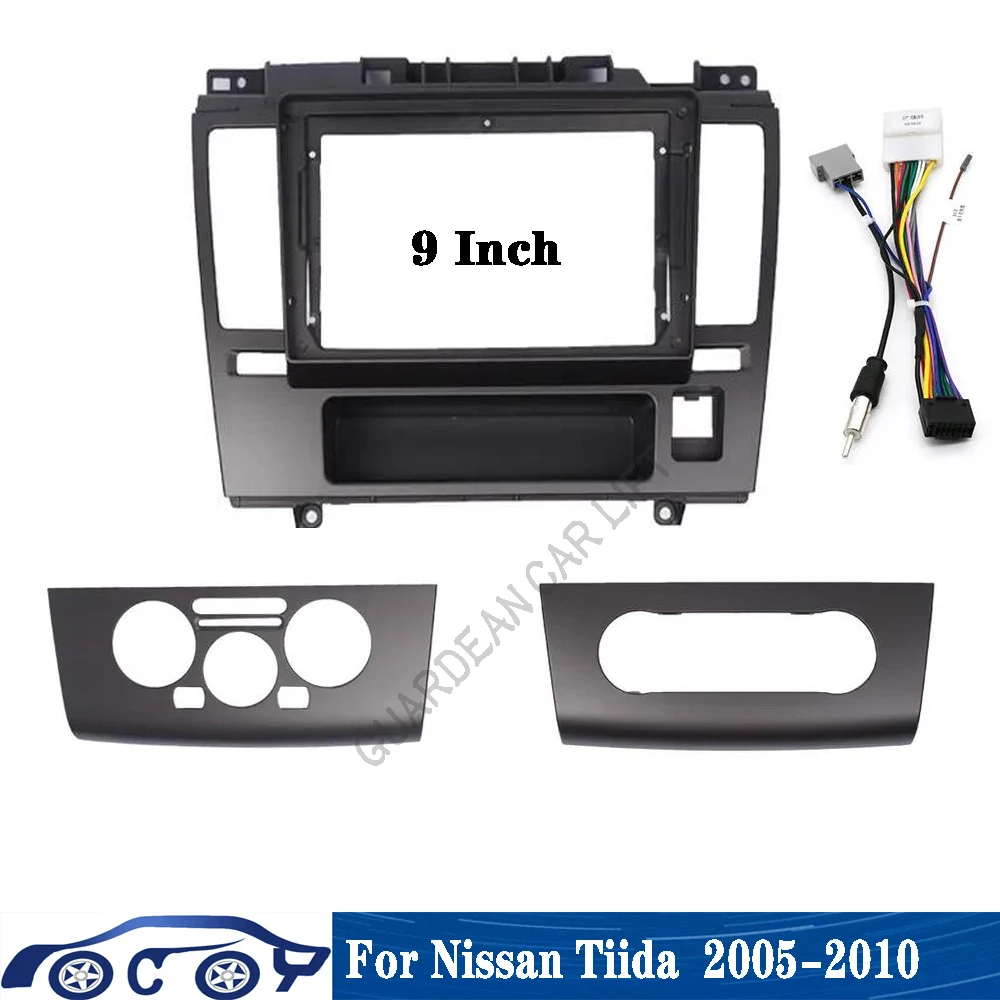9-Inch-For-Nissan-Tiida-Latio-2005-2010-Car-Radio-Fascias-Stereo ...