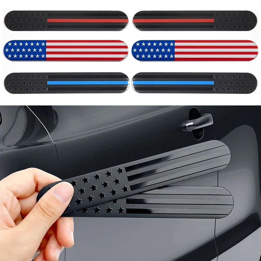 Aluminum-Car-Rear-Trunk-Emblem-American-Flag-Fender-Side-Badge-Sticker ...