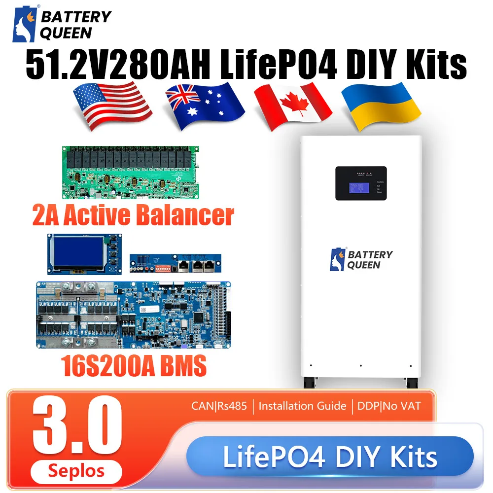 Seplos-Mason-DIY-Battery-Kits-Case-Box-Smart-BMS-Active-Balance-Home ...