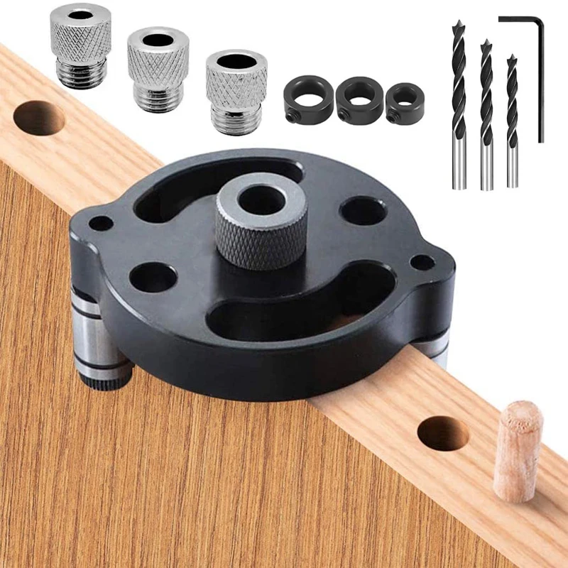 6-10mm-Bushing-Dowel-Jig-Kit-Self-Centering-Vertical-Drill-Guide ...