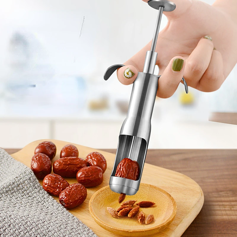 Stainless Steel Red Dates Jujube Pitter Cherry Olive Corer Home Kitchen ...