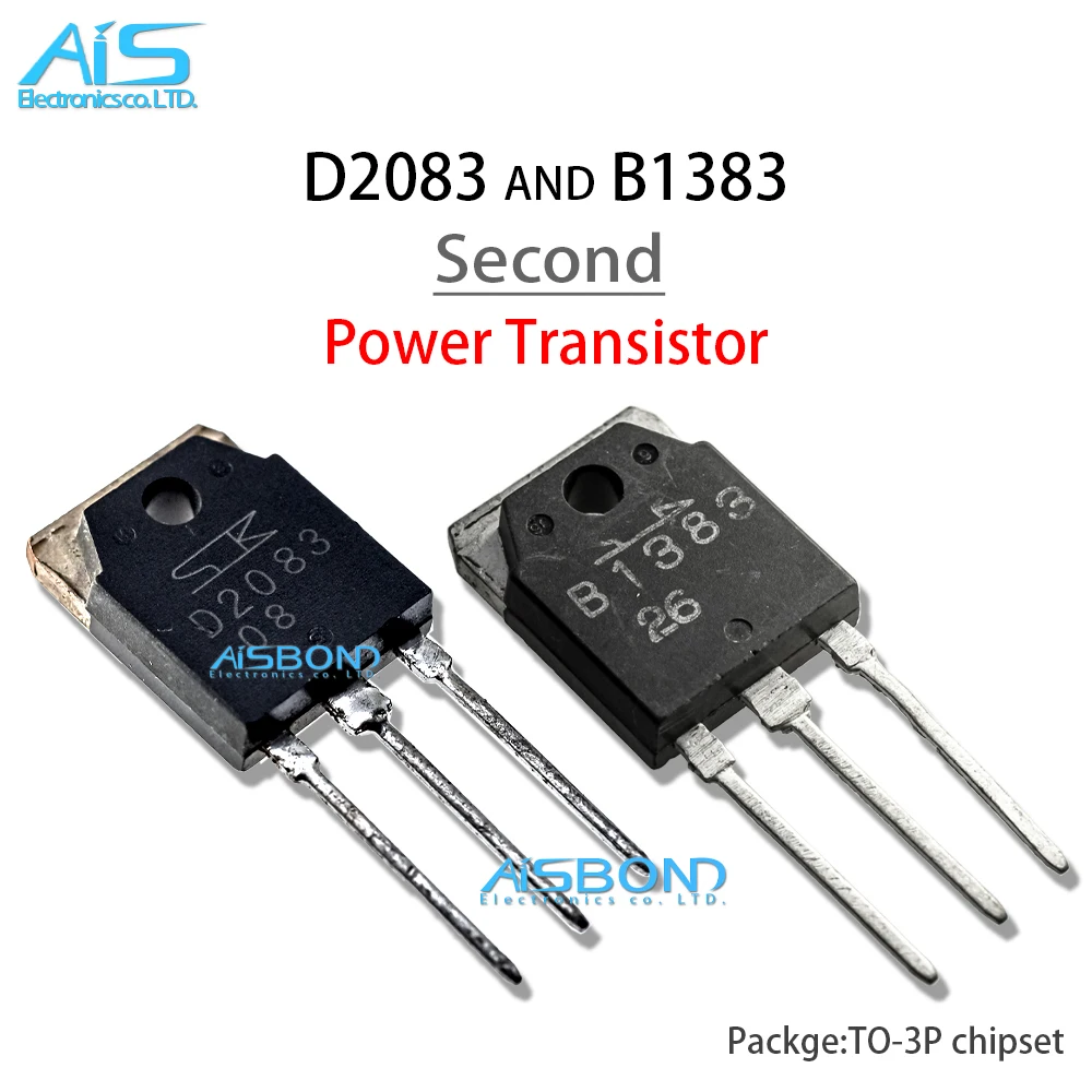 Second-2Pcs-A-Pair-of-2SD2083-2SB1383-PNP-NPN-Darlington-Power ...