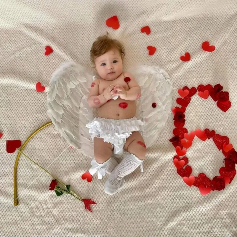 Newborn-Baby-Girl-Boy-Cupid-Angel-Wing-Triangle-Ruffle-Shorts-Costume ...