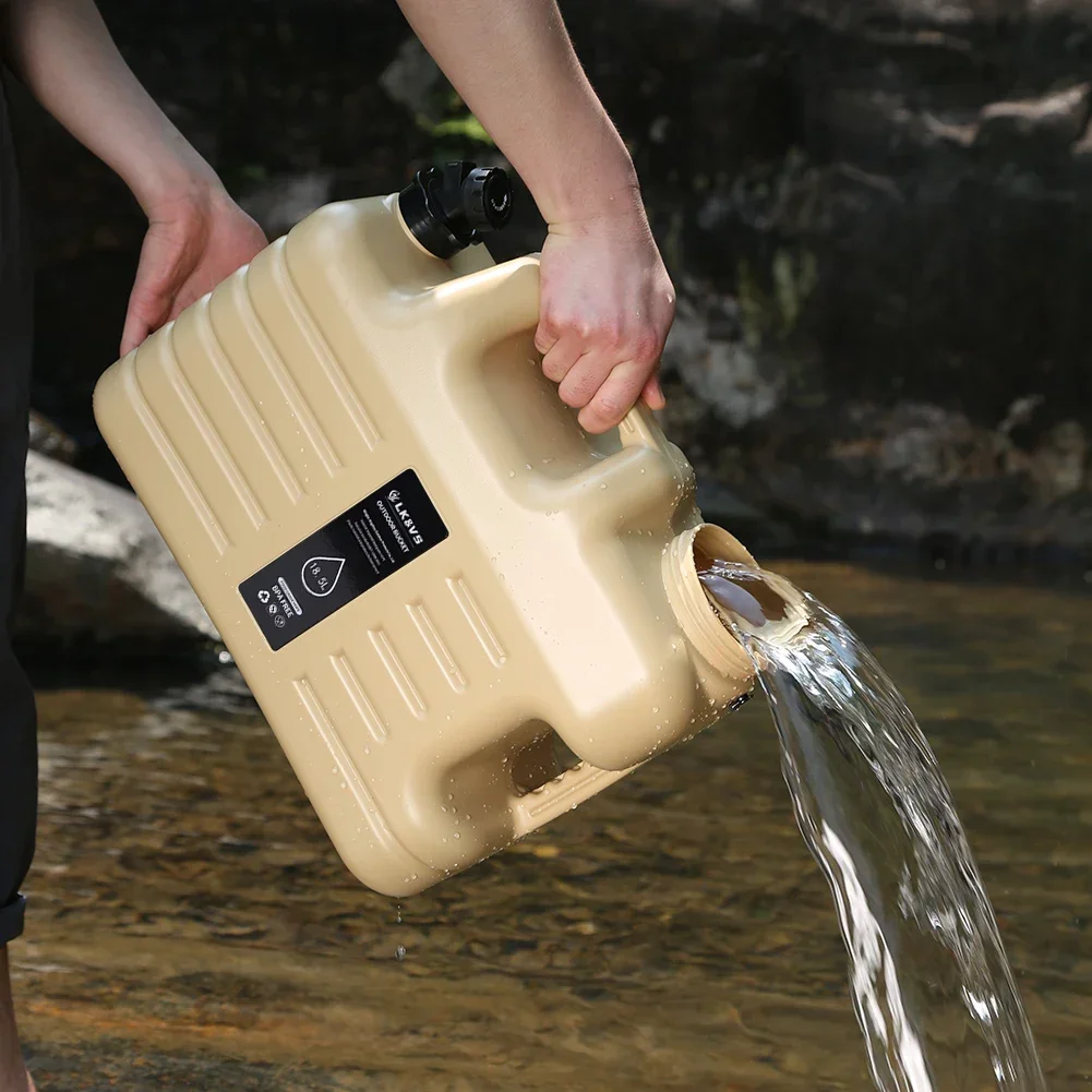 18.5LWater Jug Camping Large Capacity Water Bucket with Detachable ...