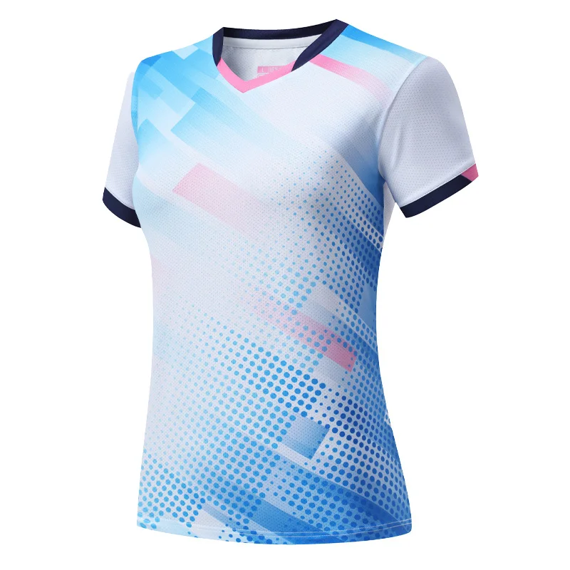 Fashion Badminton Jerseys Women Breathable Tennis Ping Pong Sports High ...