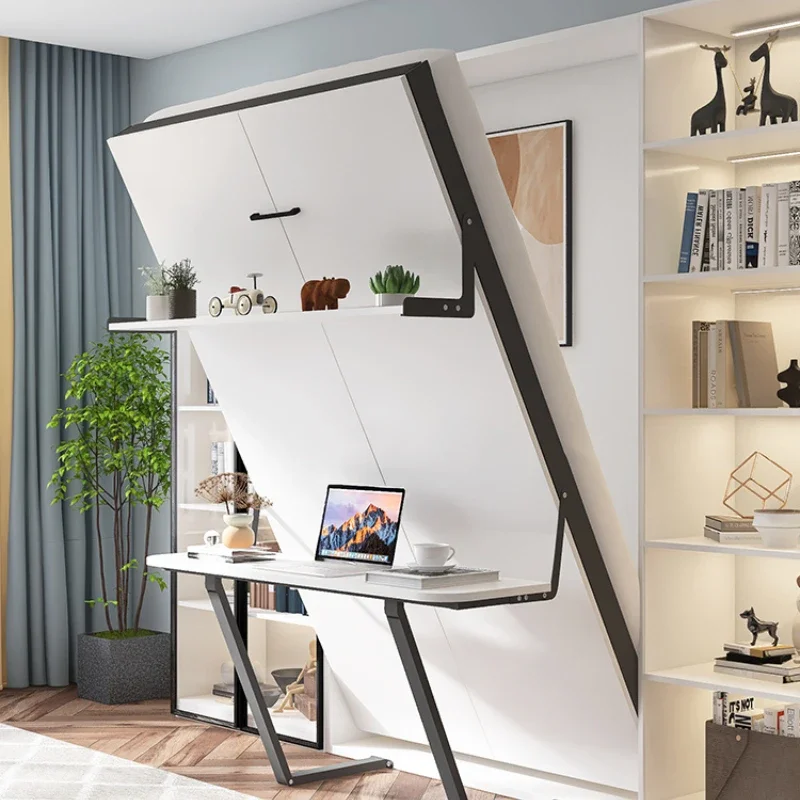 Invisible-Bed-Hidden-Folding-Bed-Bed-with-Wardrobe-Murphy-Bed-Flip-Bed ...