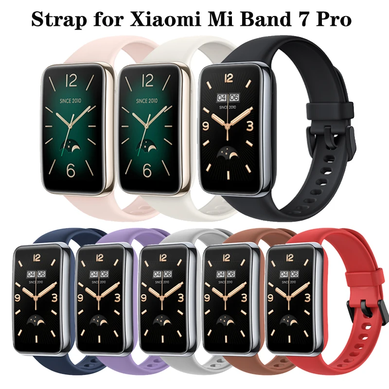 for Xiaomi Band 7 Pro Silicone Strap Smart Band Replacement Belt ...