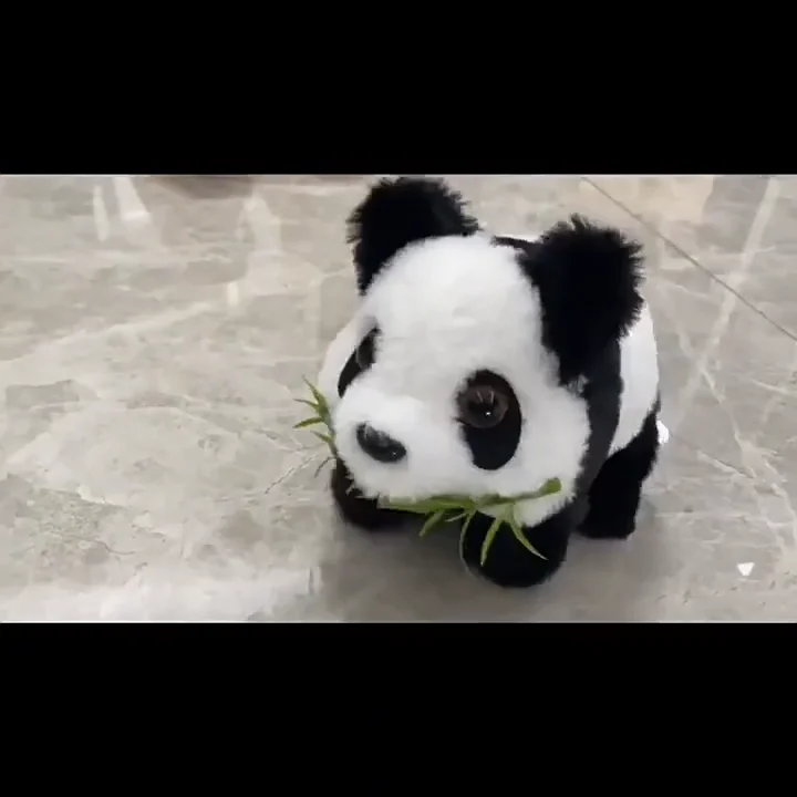 Children's Plush Panda Toy, Stuffed Animal, Soft Plush Walking Cute ...