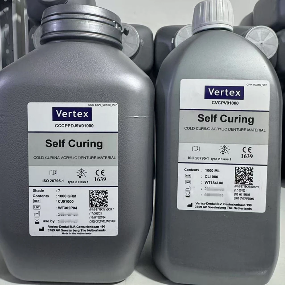 Vertex Self Curing Acrylic Putty Denture Base Polymer Powder Injection ...