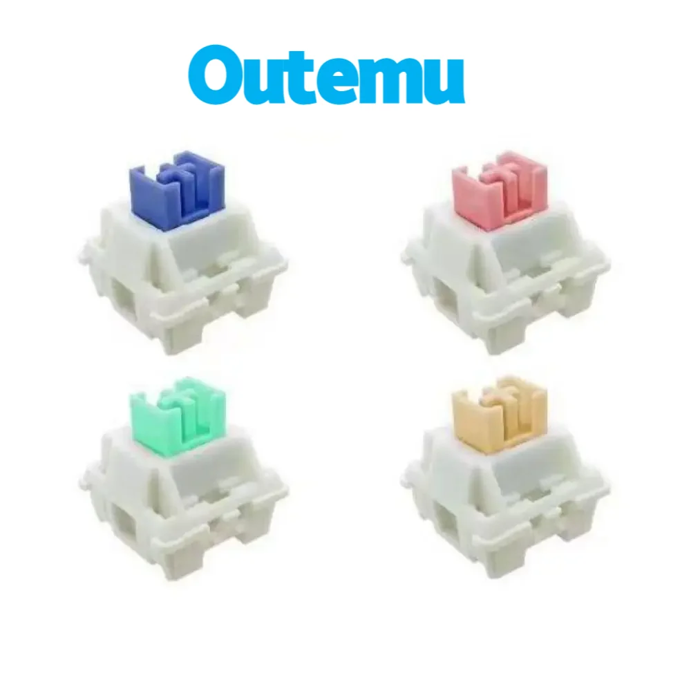 Outemu Switches Lubed Mechanical Keyboard Switch 5Pin Silent Tactile ...