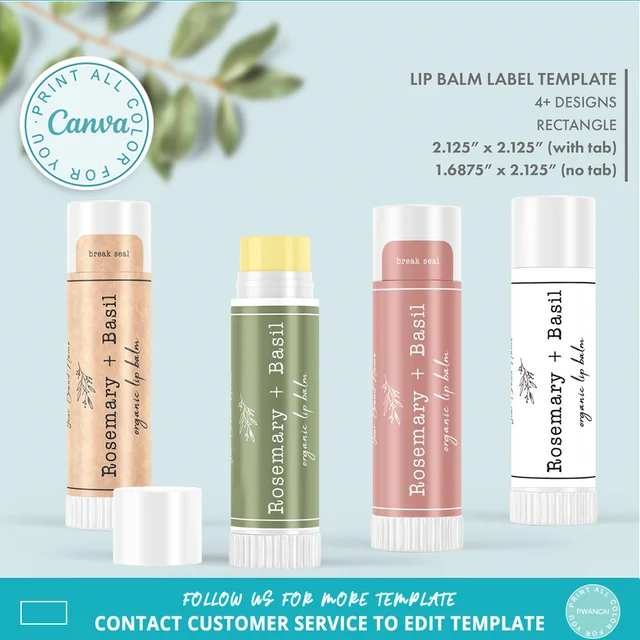 Chapstick Label Template