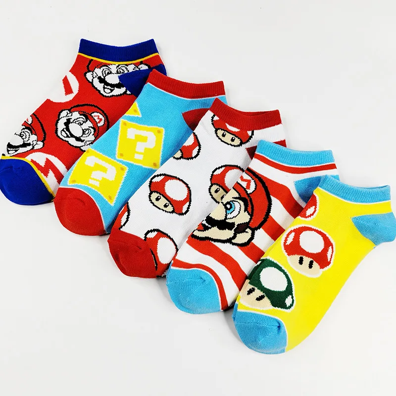 Chaussettes-Super-Mario-Bros-en-coton-pour-adultes-et-enfants ...