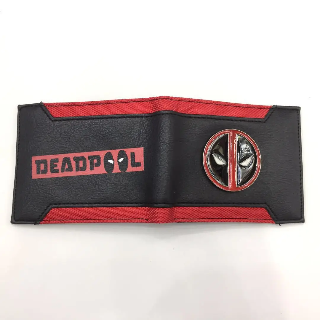 Cartera de PVC de dibujos animados de Naruto Deadpool, monedero de ...