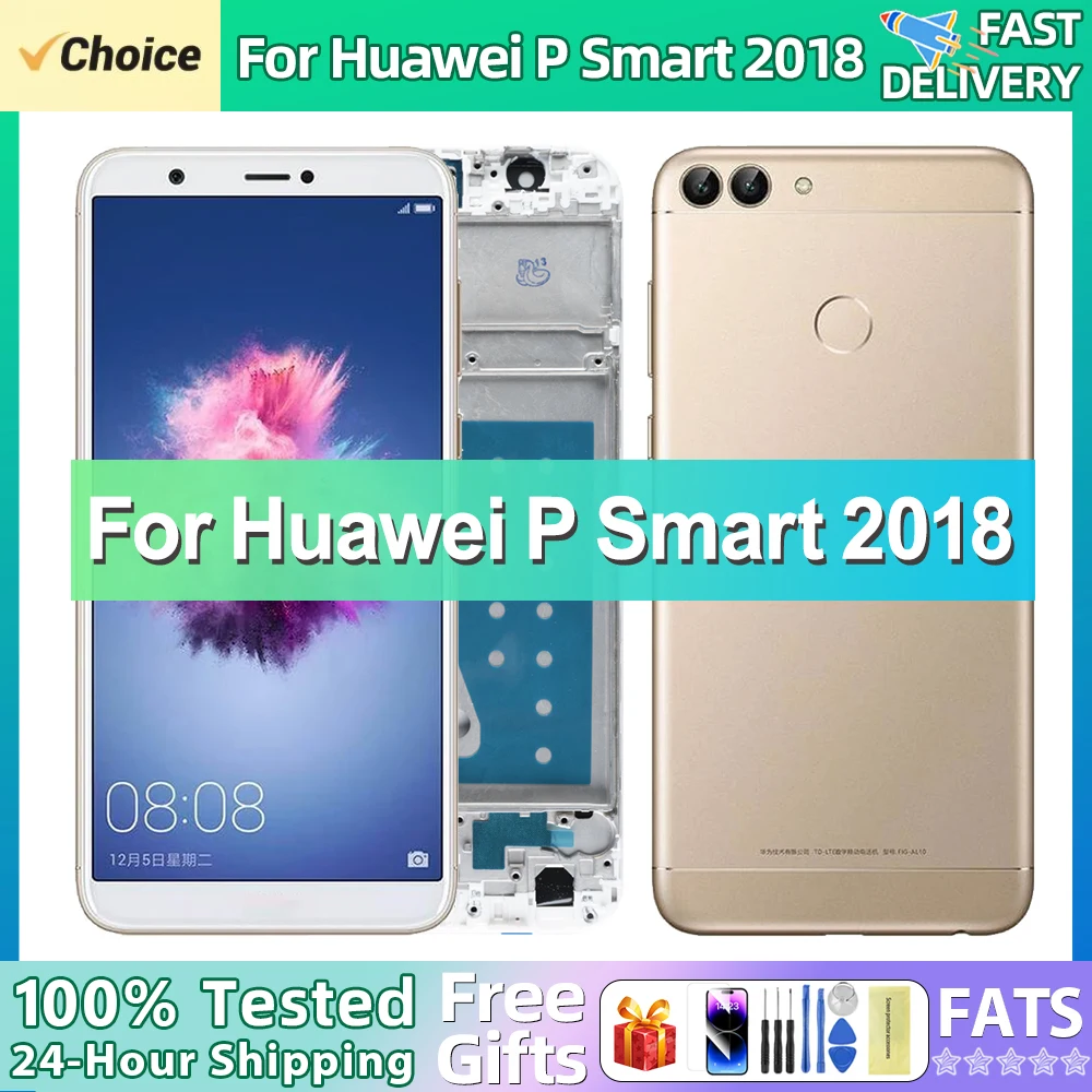 TFT-LCD-para-Huawei-P-Smart-2018-FIG-LX1-LX2-LX3-pantalla-LCD-MONTAJE ...