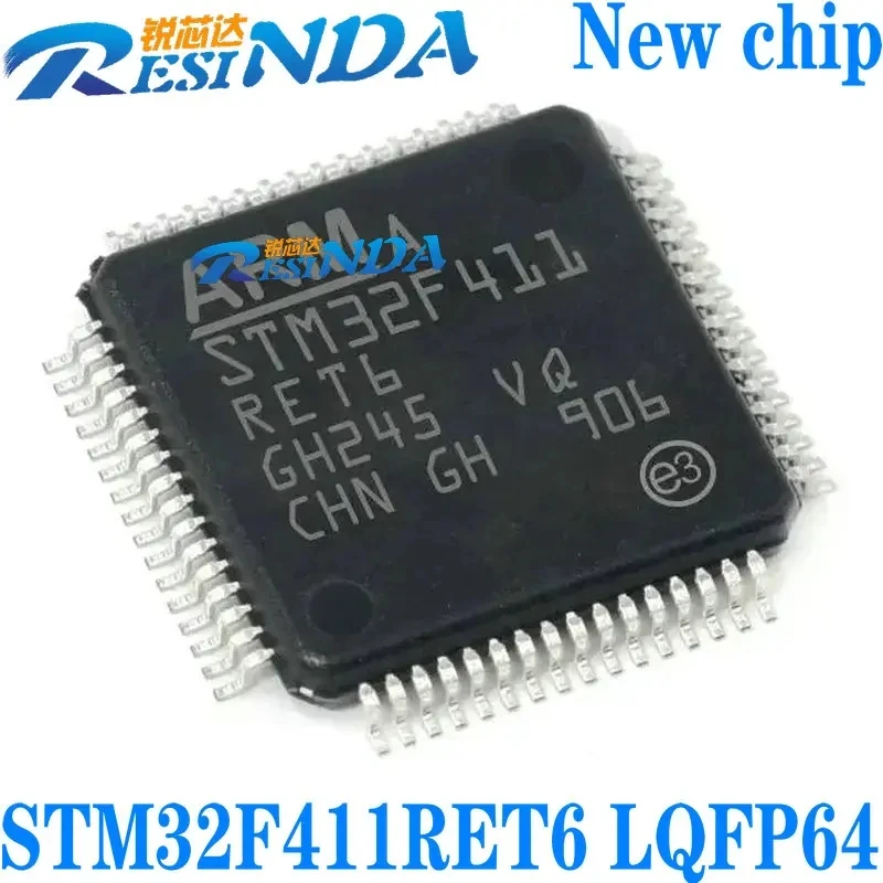 Microcontrolador-STM32F411RET6-LQFP64-ST-Original-y-genuino-microcontrolador-STMicroelectronics ...