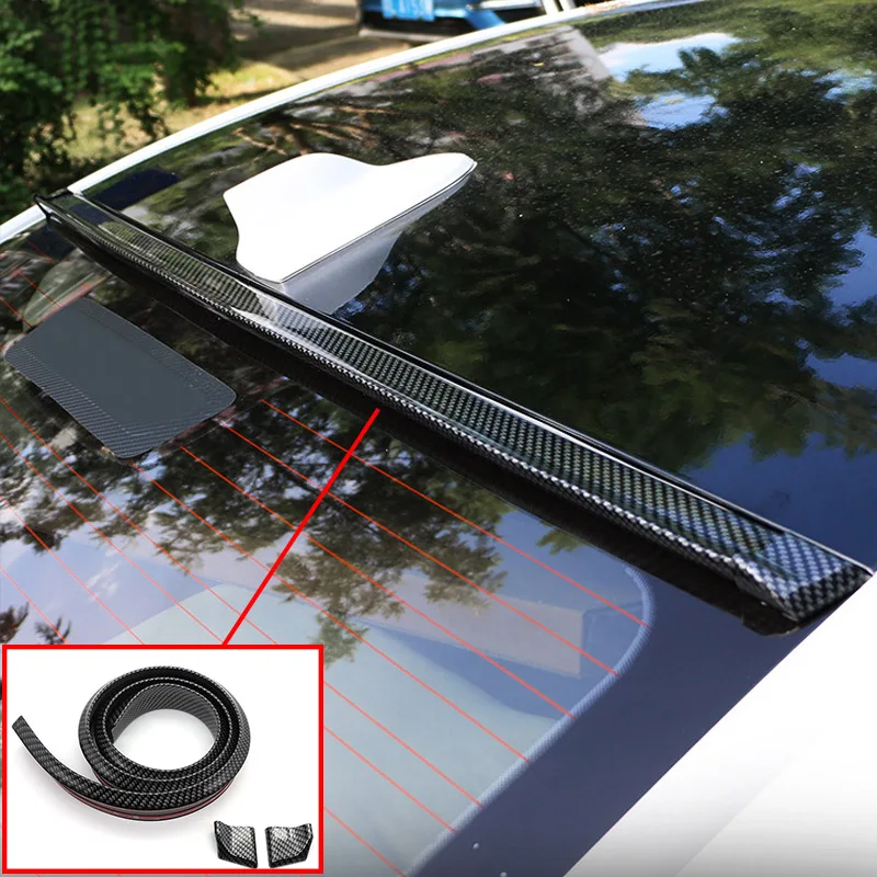 Car-Rear-Trunk-Roof-Lip-Kit-with-Pattern-Punch-Free-Installation ...