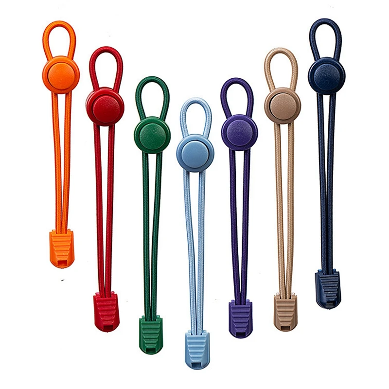 No-Tie-Shoe-Laces-Suitable-For-All-Shoes-Round-Spring-Lock-Elastic-Shoe ...