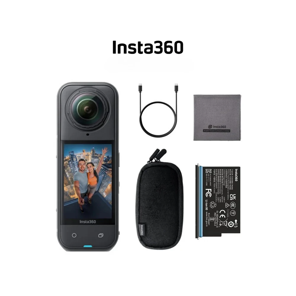 Insta360 X5 360° 8K Camera - 49' Waterproof 72MP Photos 8K30/5.7K30 360 ...