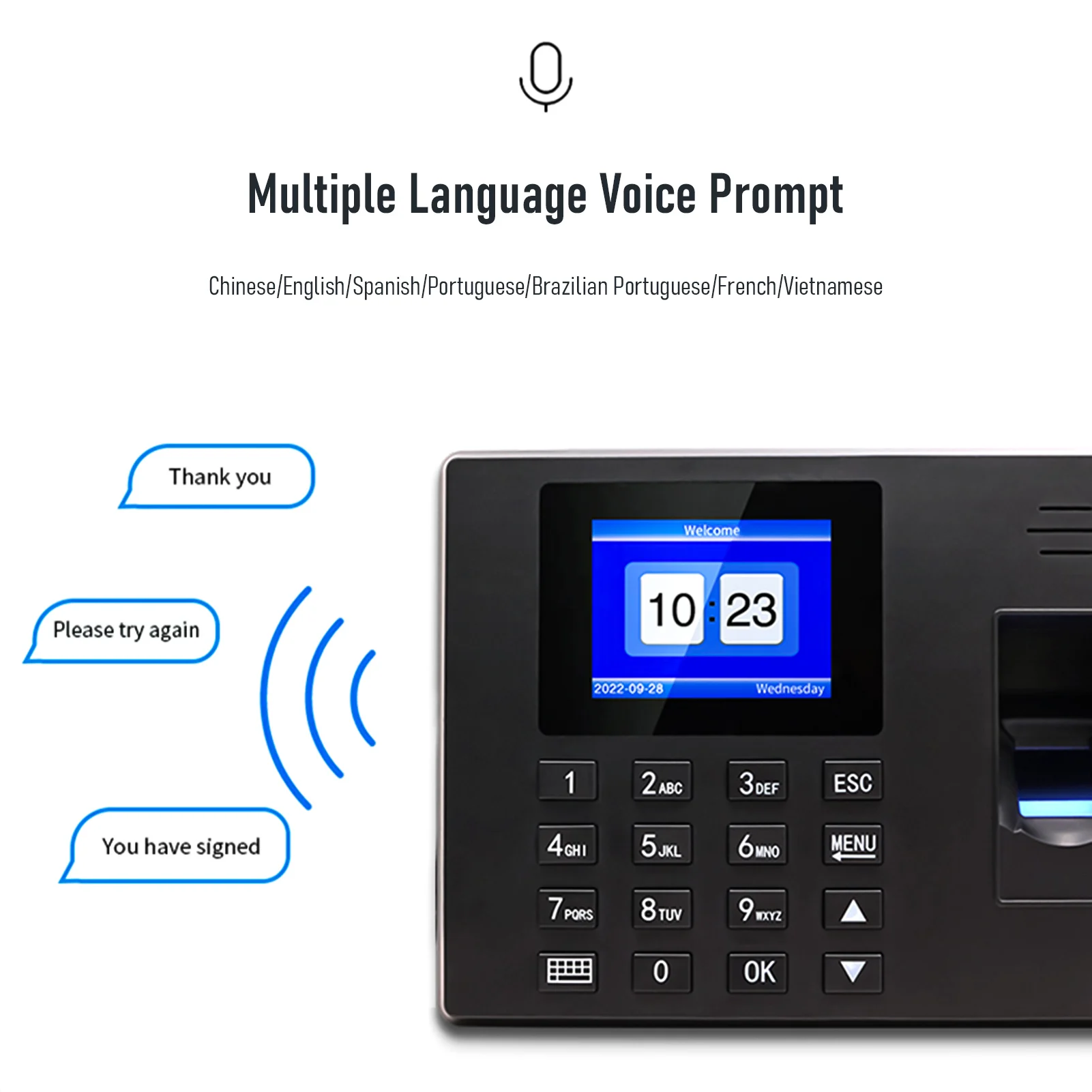 Time Clock Proximity RFID Tag Time Recorder Wifi Free, 03/27/2023