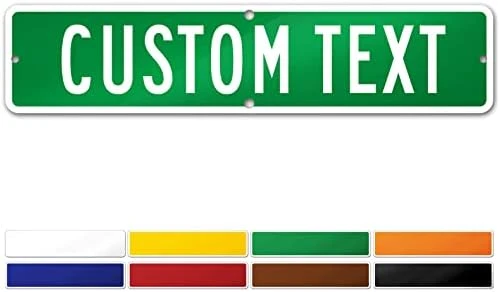 Blank Green Street Sign Template