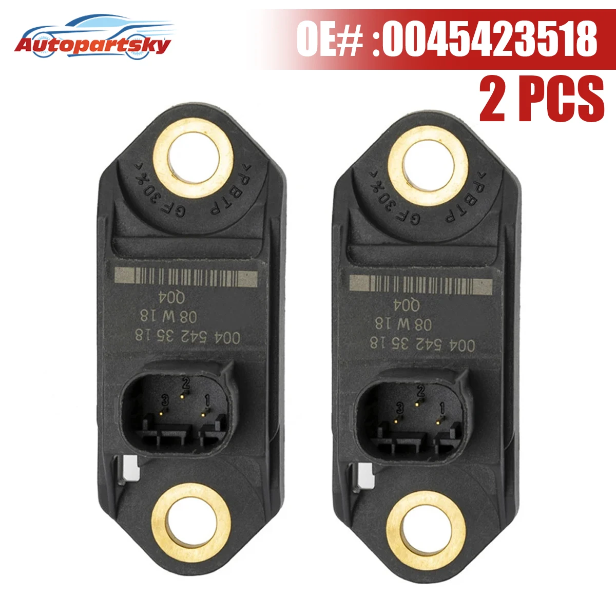 2PCS-0045423518-A0045423518-A-004-542-35-18-Acceleration-Suspension ...