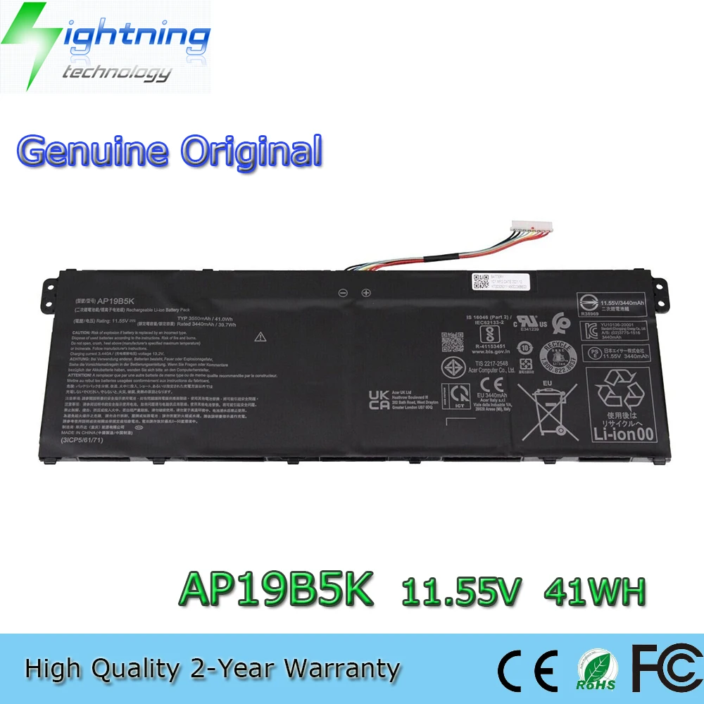 New-Genuine-Original-AP19B5K-11-55V-41Wh-Laptop-Battery-for-Acer ...