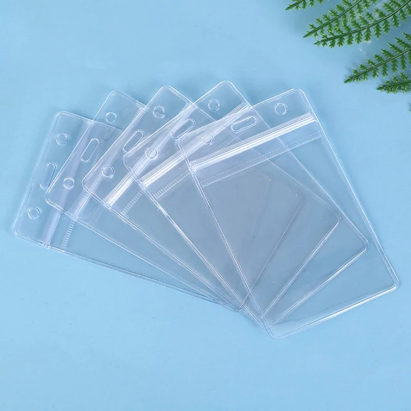 10pcs-set-Transparent-ID-Tag-Working-Permit-Case-Cover-Waterproof-Soft ...
