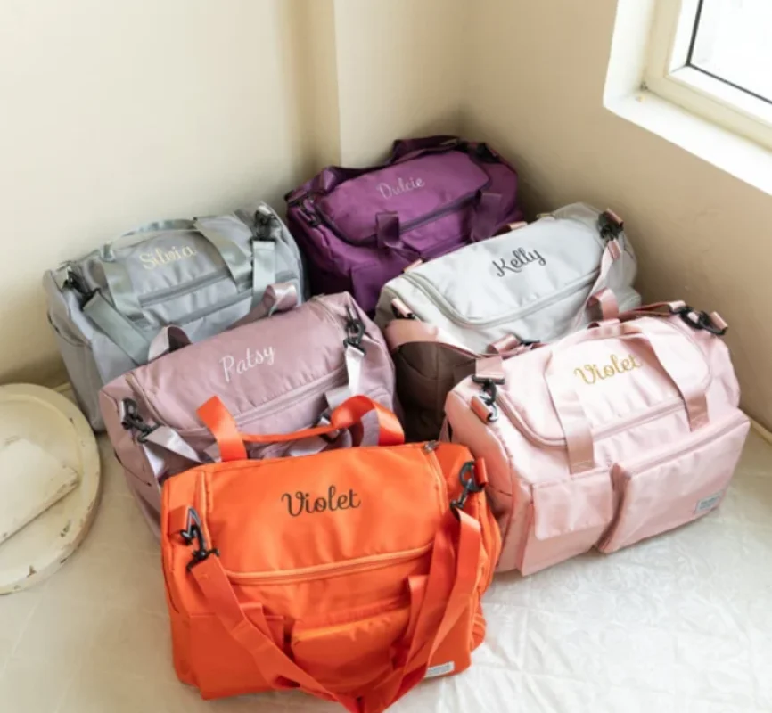 Personalized Duffle Bag, Weekender Bags with Name, Embroidered Duffle ...