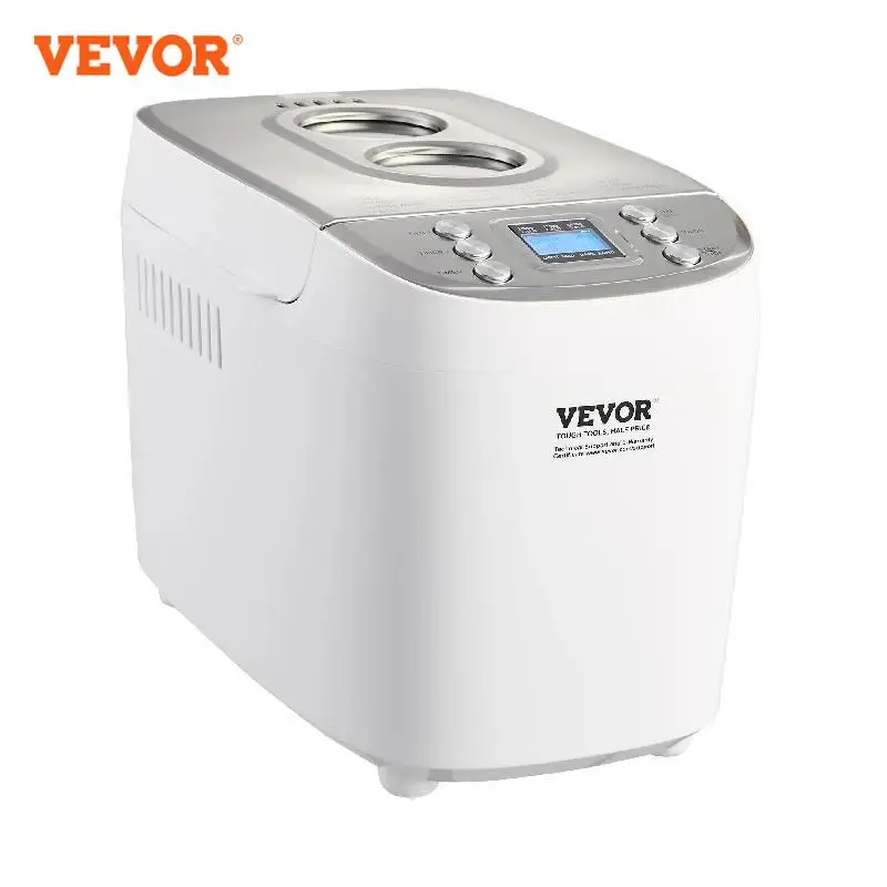 VEVOR-3-LB-Bread-Maker-15-in-1-Dough-Machine-Nonstick-Ceramic-Pan ...