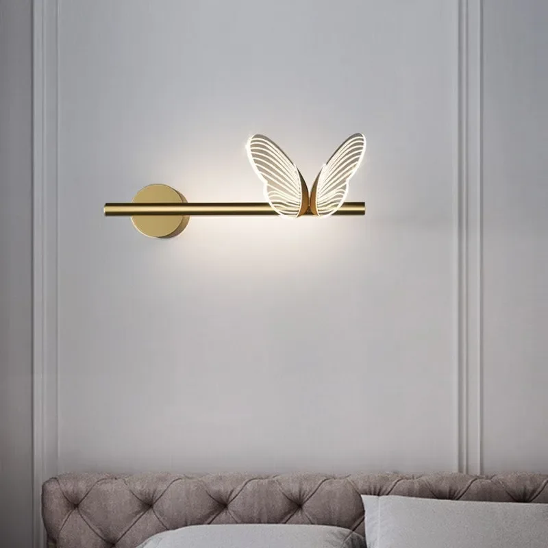 Modern-Butterfly-LED-Wall-Lamps-Indoor-Lighting-Wall-Sconces-Light ...
