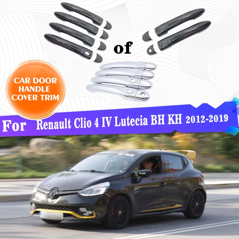 Car Outer Door Handle Cover Trim For Renault Clio 4 IV Lutecia BH KH ...