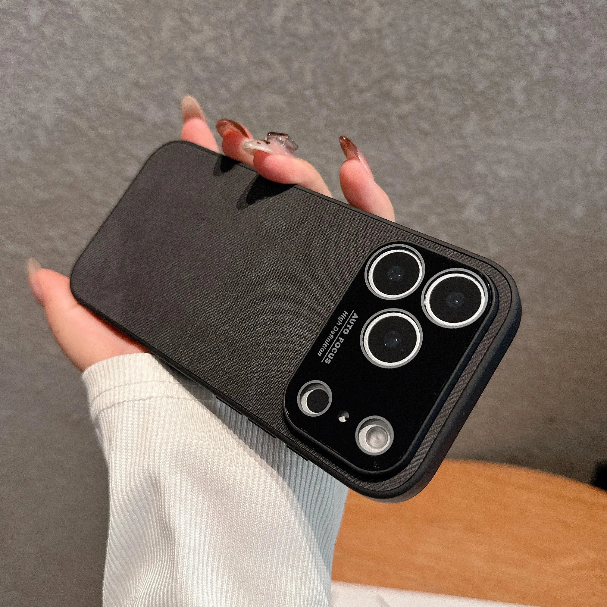 Luxury Full Camera Protection Denim Phone Case for IPhone 17 Pro Max 16 ...