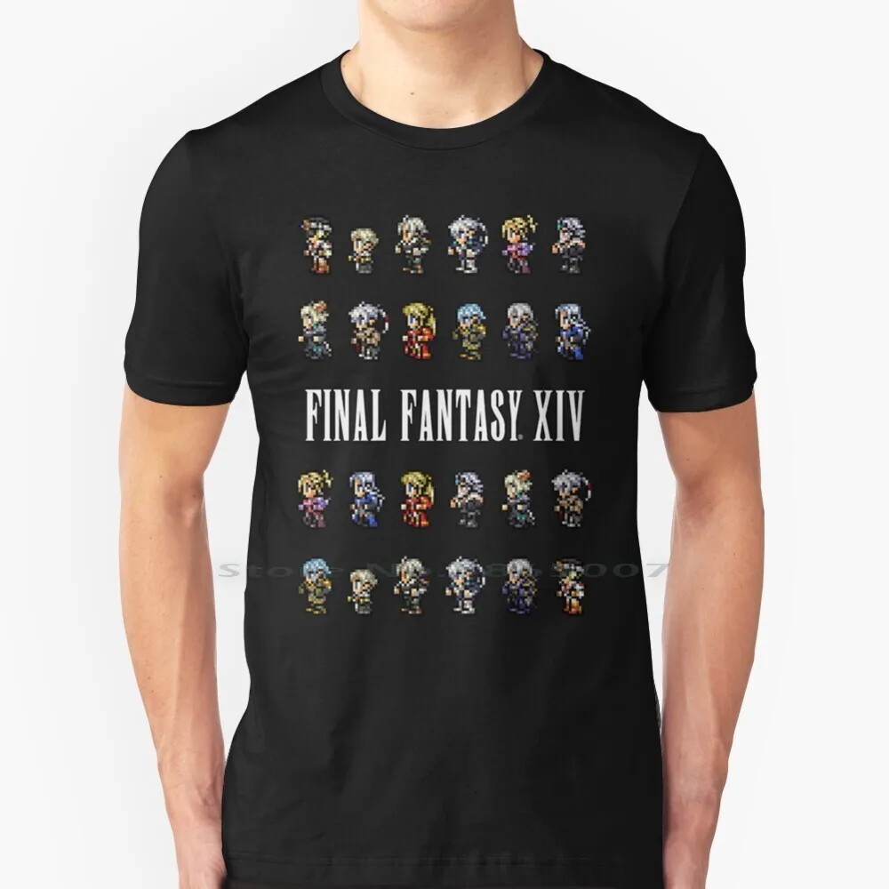 Final-Fantasy-Xiv-14-Sprites-Pixel-Sprite-T-Shirt-100-Cotton-Pixelart ...