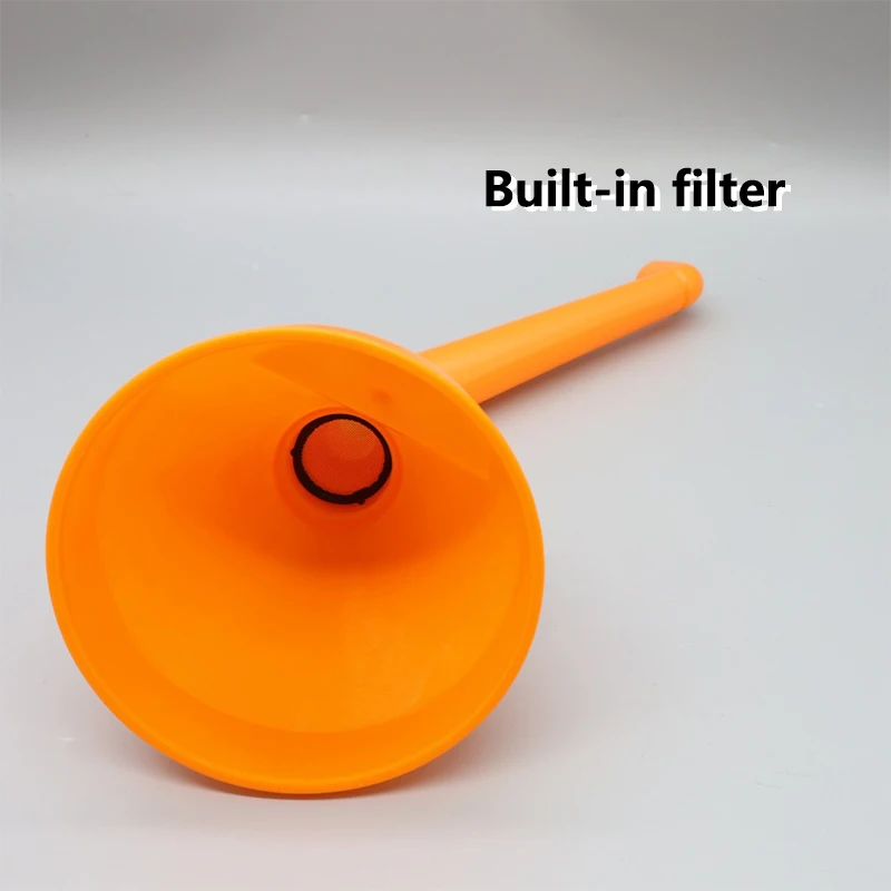 130mm-Curved-Handle-Car-And-Motorcycle-Fuel-Filler-Funnel-With-Strainer ...