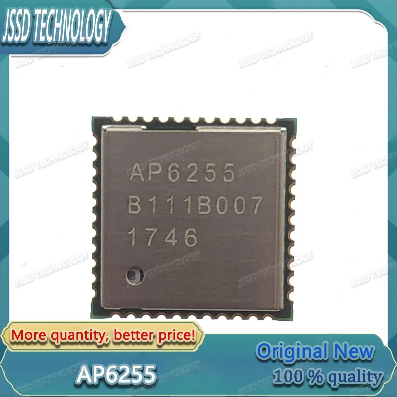 1PCS 5PCS AP6255 QFN 44 6255 QFN44 4 in 1 WIFI 칩 5.0G + 2.4G 블루투스|교체부품 ...