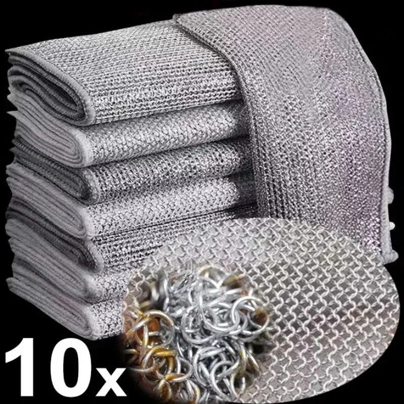 20cm-steel-wire-dishcloth-kitchen-pots-and-pans-cleaning-rags-napkins ...