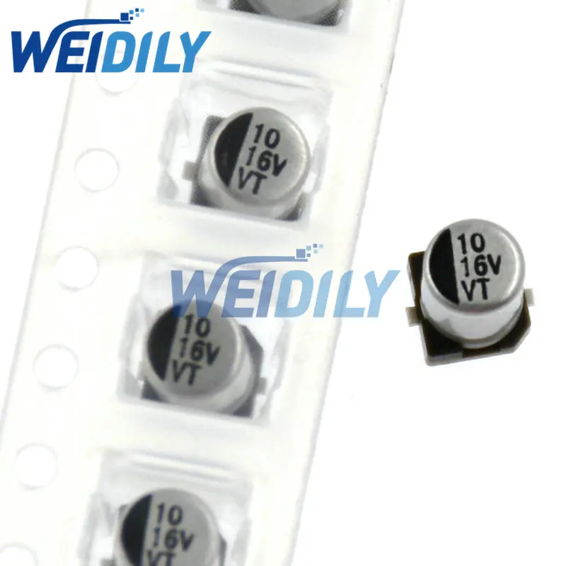 10pcs 10uf 16v 4mm*5.4mm Smd Electrolytic Capacitor 16v 10uf ...