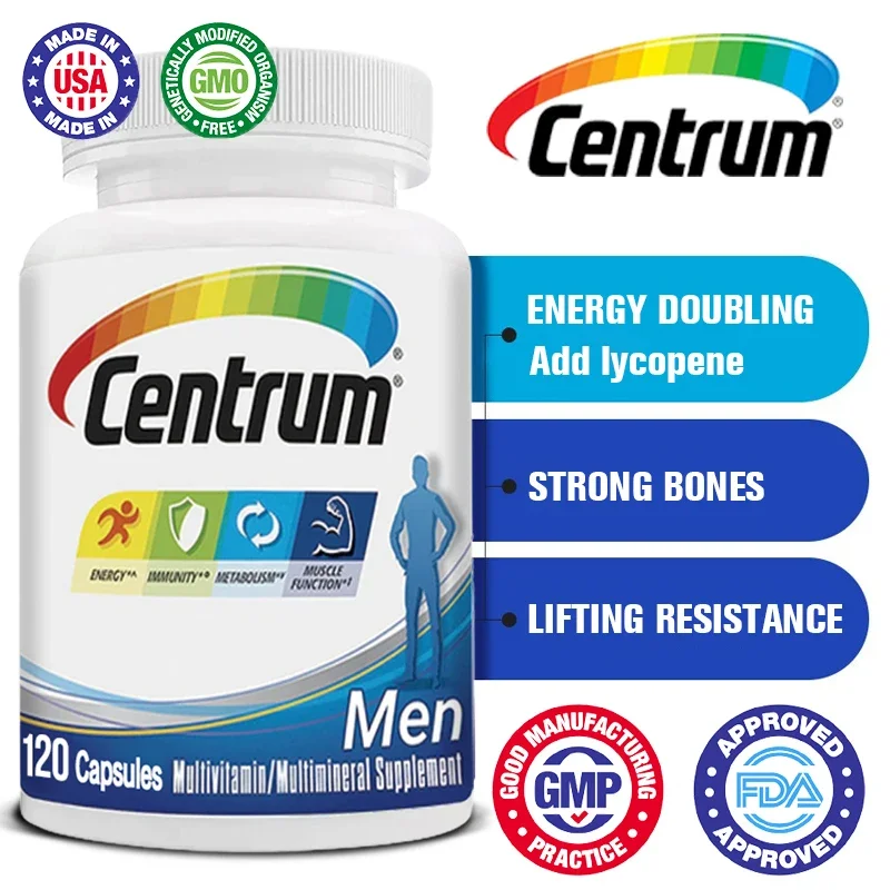 Centrum Men’s Multivitamin/Multimineral Supplement – Antioxidant, Bone ...
