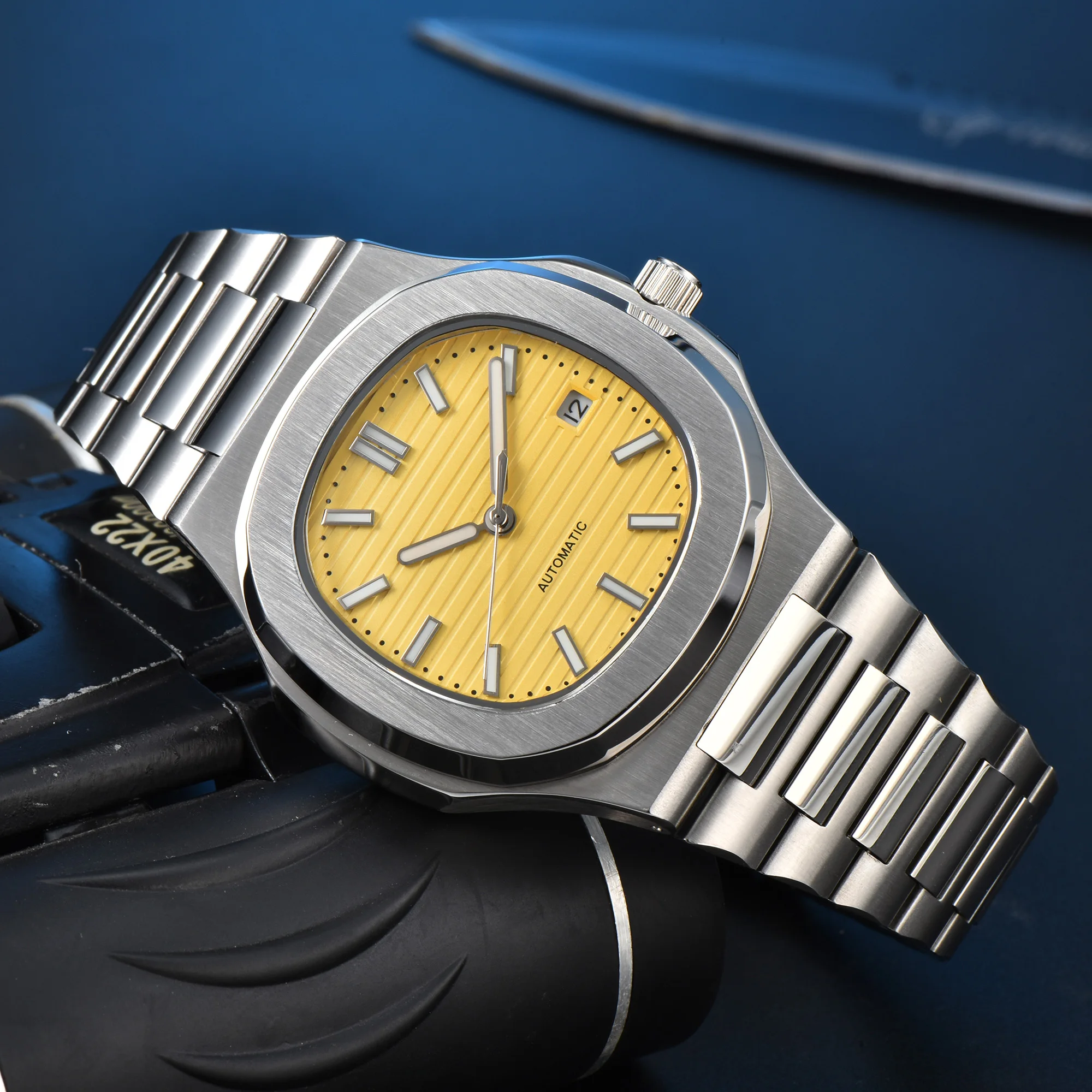 Nautilus-New-39mm-Automatic-Mechanical-Watch-NH35-Movement-Sapphire ...