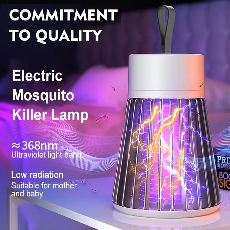 LAMPE ANTI-INSECTE,Plug-in Use Usb Chargeable Silent Mosquito Killler ...