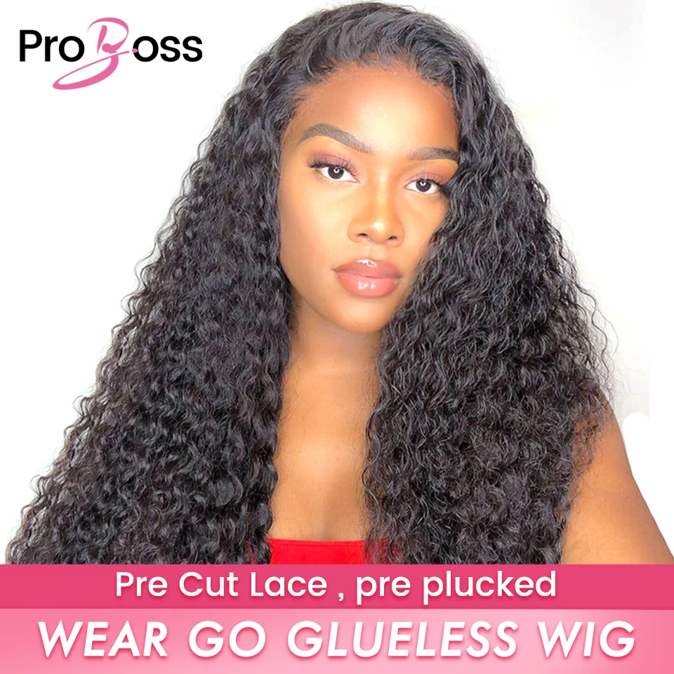 Wear-Go-Wig-Proboss-Hair-Mongolian-Kinky-Curly-Glueless-Lace-Front ...
