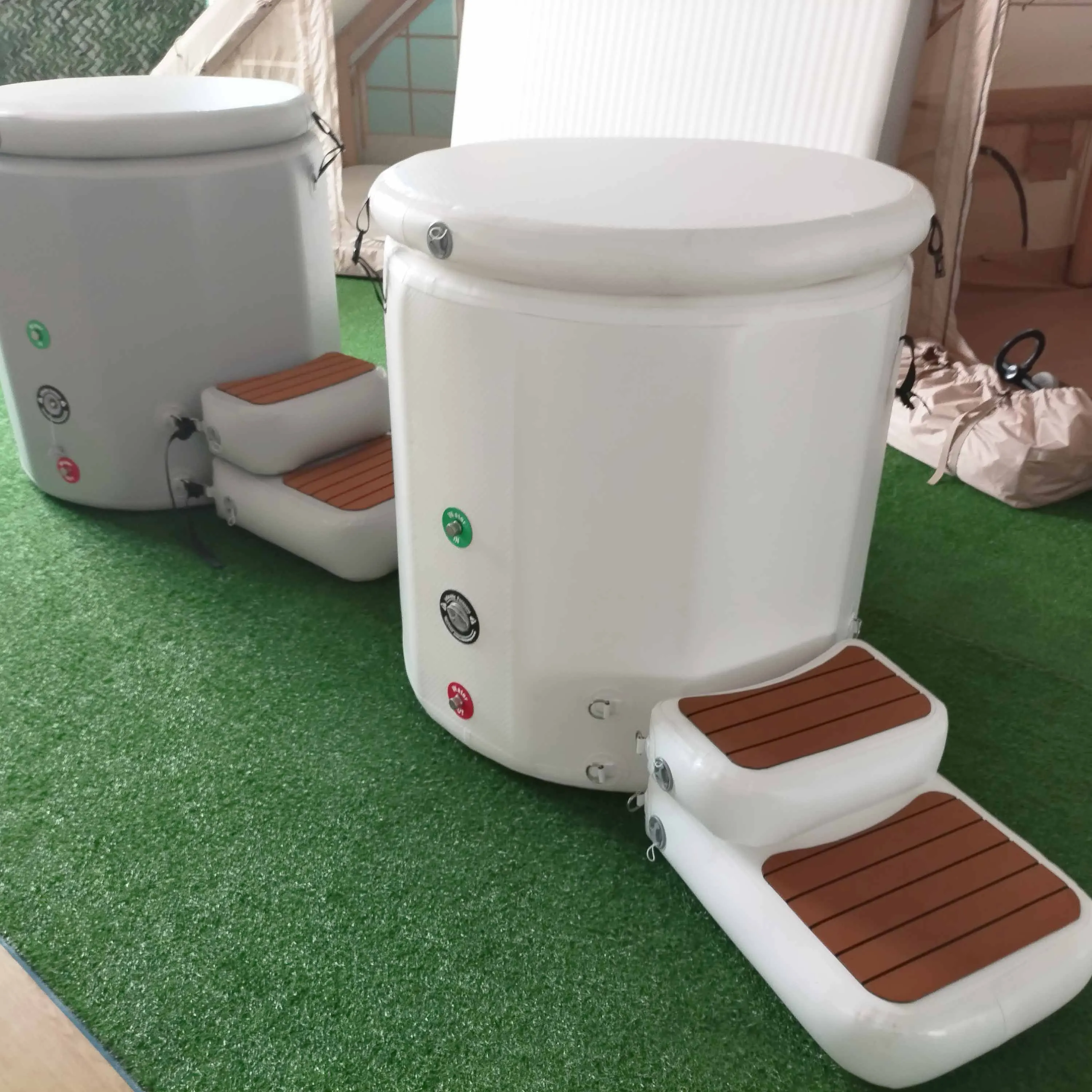 Tub-Ice-Barrel-Bath-Pool-Cold-Gurgle-Cold-plunge-Soaking-PVC-Ice-Bath ...